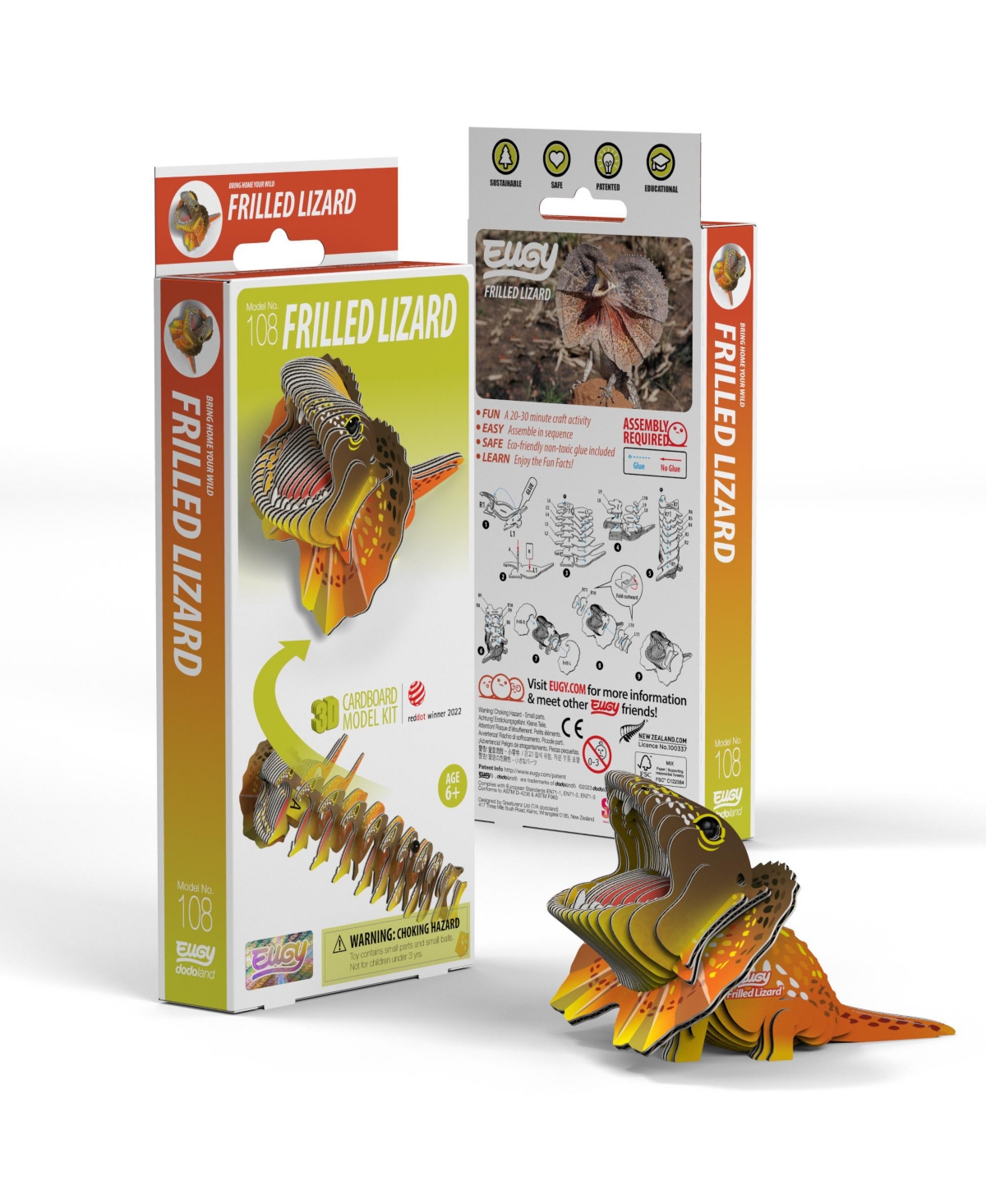 Click here for Eugy Frilled Lizard 3D Puzzle prices