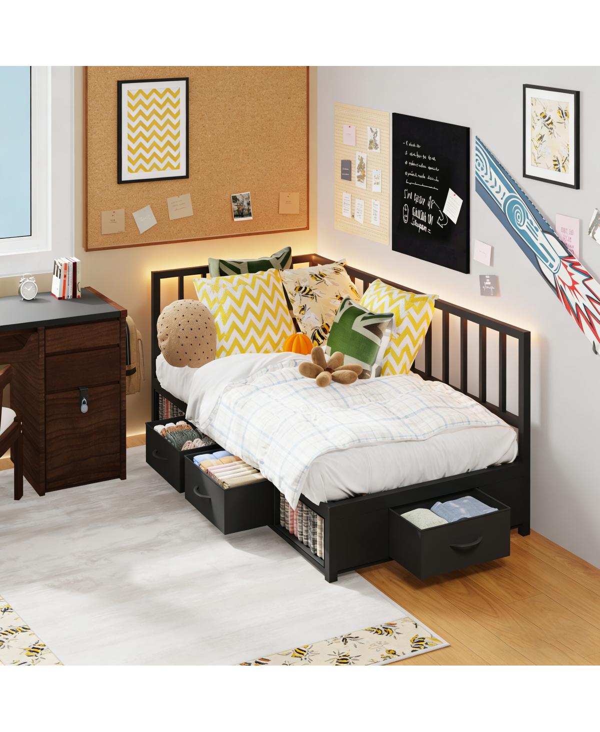 Click here for Streamdale Furniture Corner Bed Frame Twin Daybed... prices