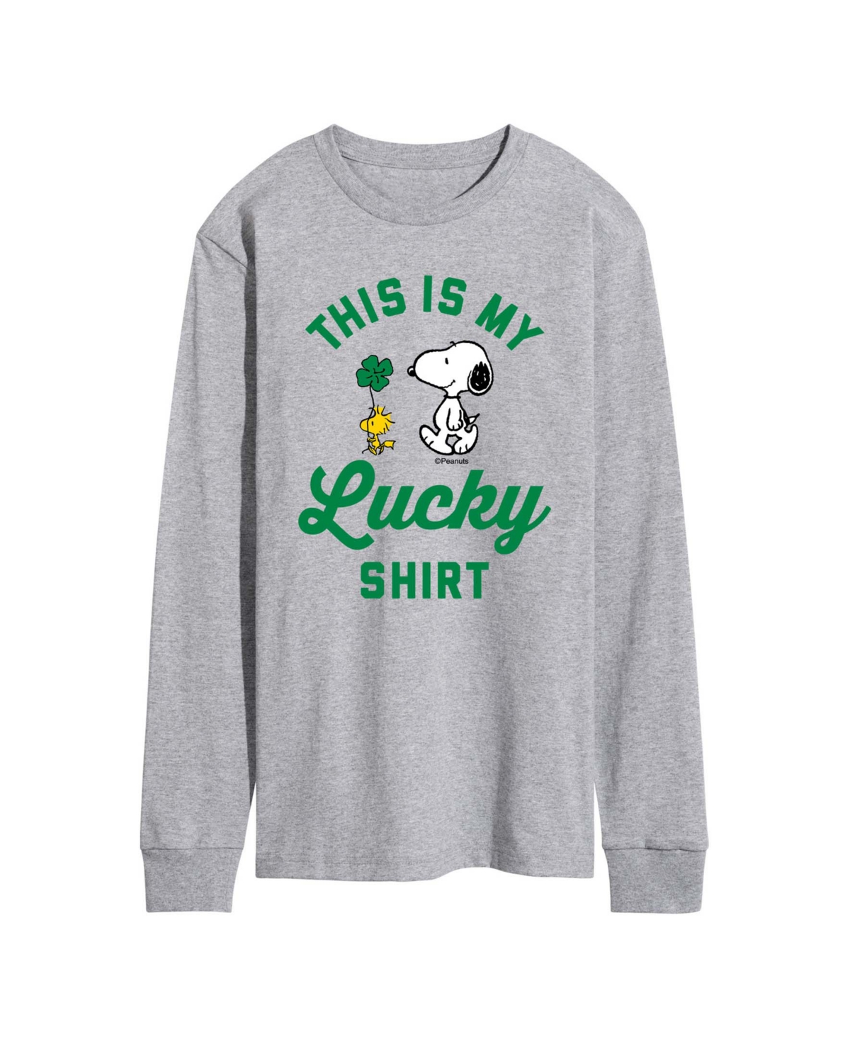 Click here for Airwaves Mens Peanuts This is My Lucky Shirt Long-... prices