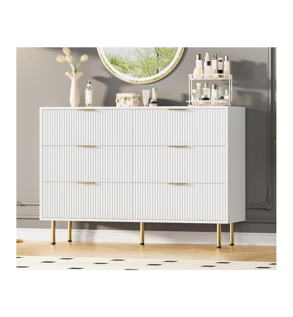Click here for gaomon 6 Drawer Dresser for Bedroom Chest of Drawe... prices