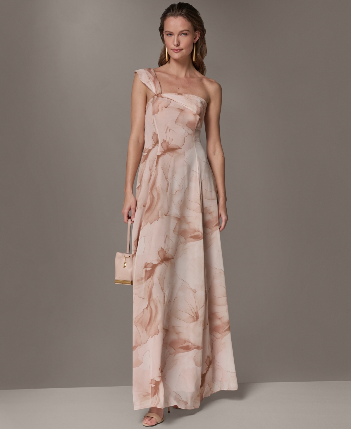 Click here for Donna Karan New York Womens One-Shoulder Ball Gown... prices