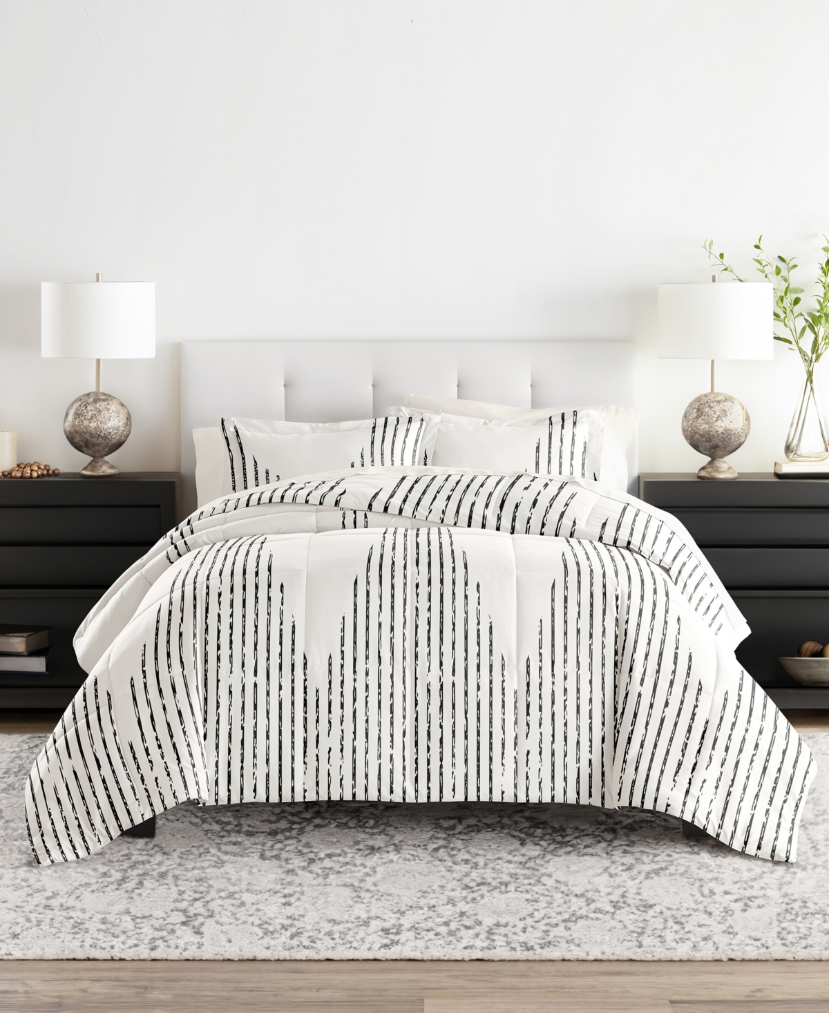 Click here for ienjoy Home Bedding Bundle Patterned 7-Piece Comfo... prices