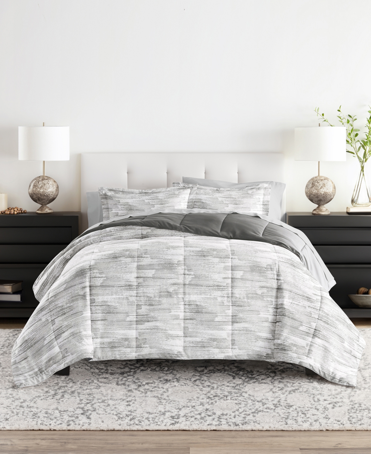Click here for ienjoy Home Bedding Bundle Patterned 7-Piece Comfo... prices