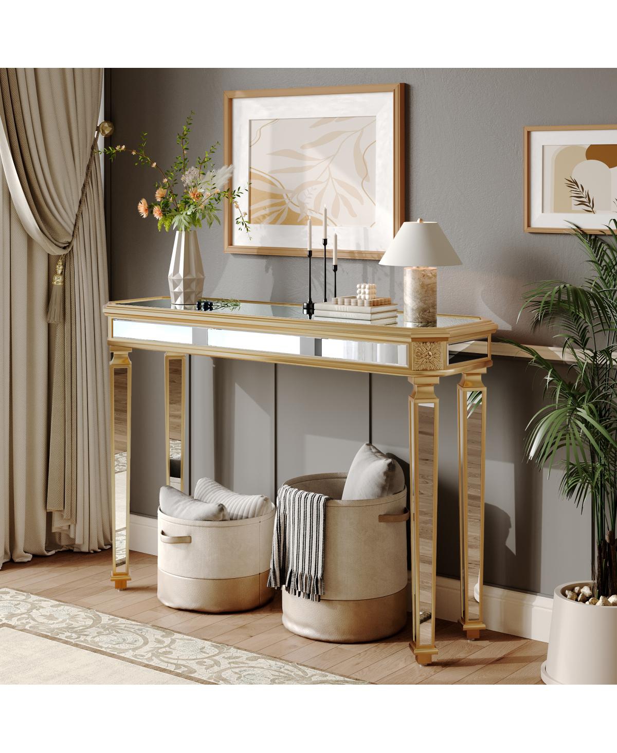 Click here for Streamdale Furniture Vintage Wood Grain Mirror Con... prices