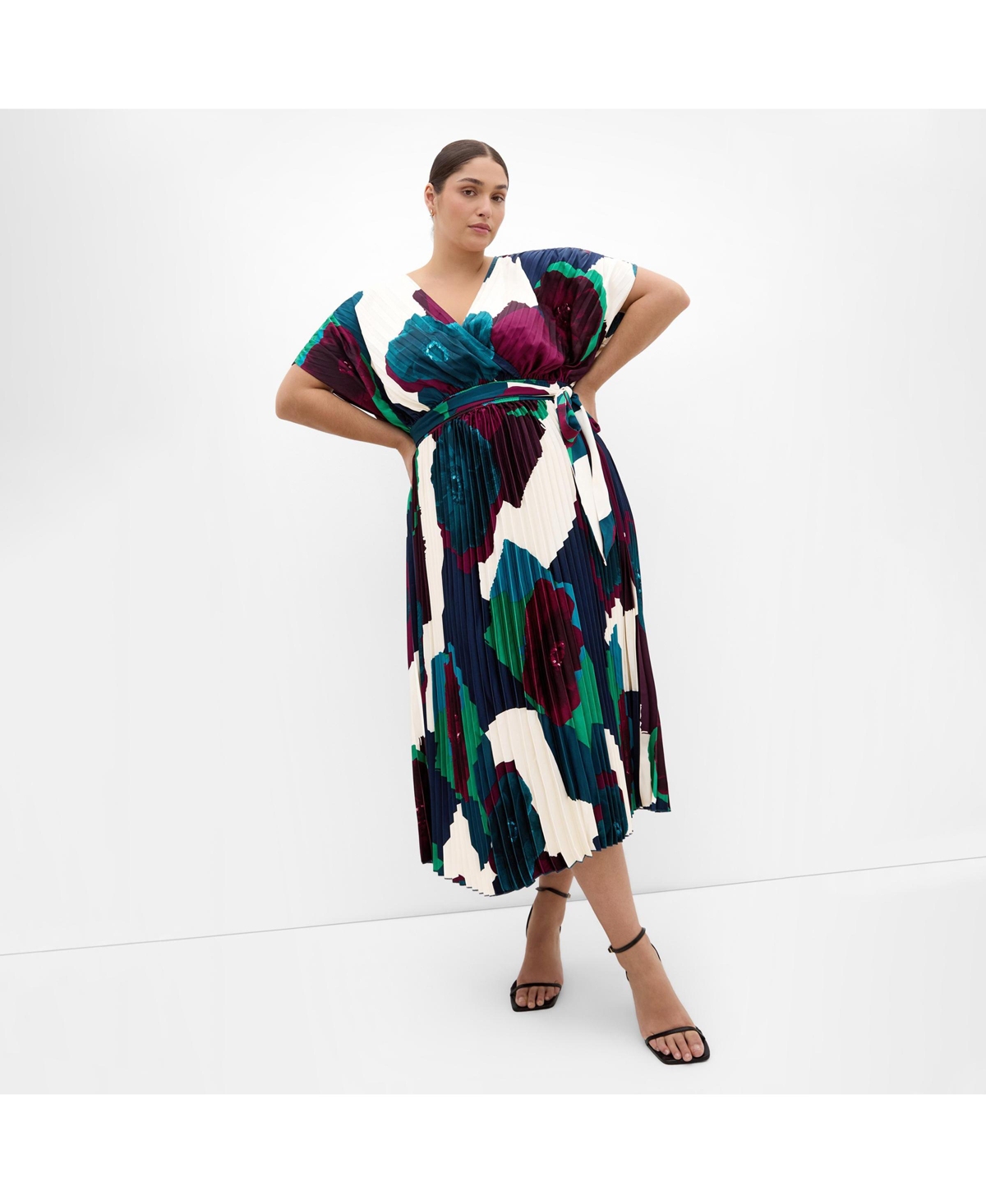 Click here for City Chic Womens Plus Size Hailey Abstract Print P... prices