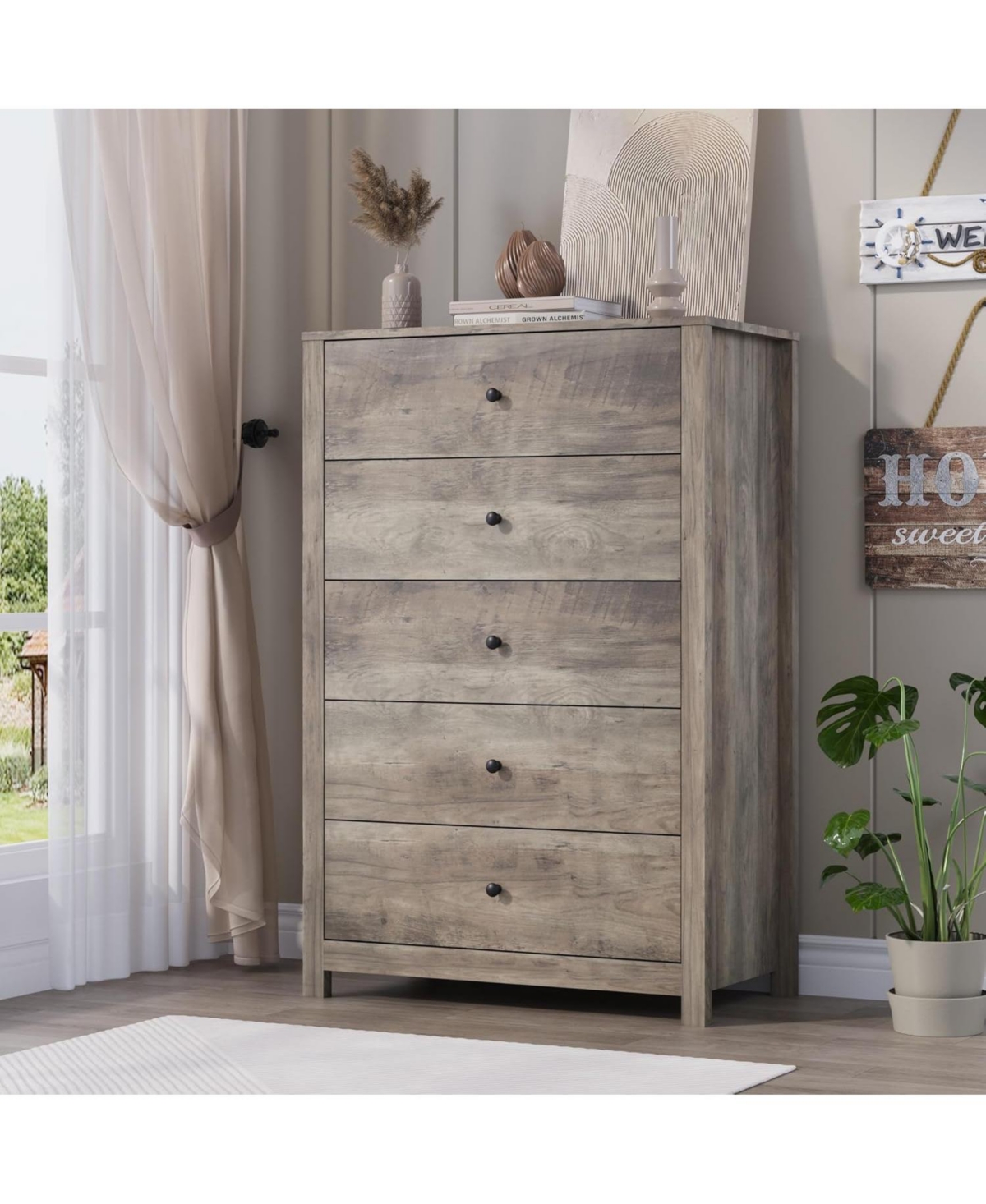 Click here for Gaomon 5 Drawer Dresser for Bedroom – Moder... prices