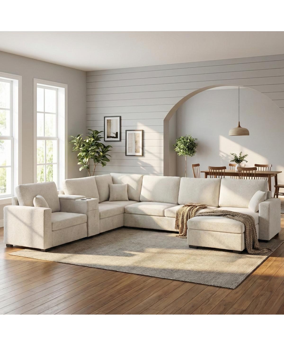 Click here for Streamdale Furniture 5-Seat 134" U-Shape Sect... prices