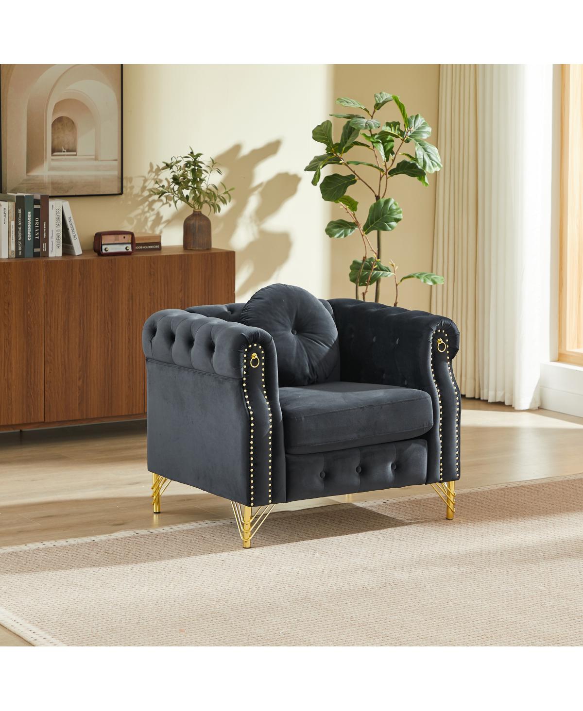Click here for Streamdale Furniture Streamdale Velvet Chesterfiel... prices