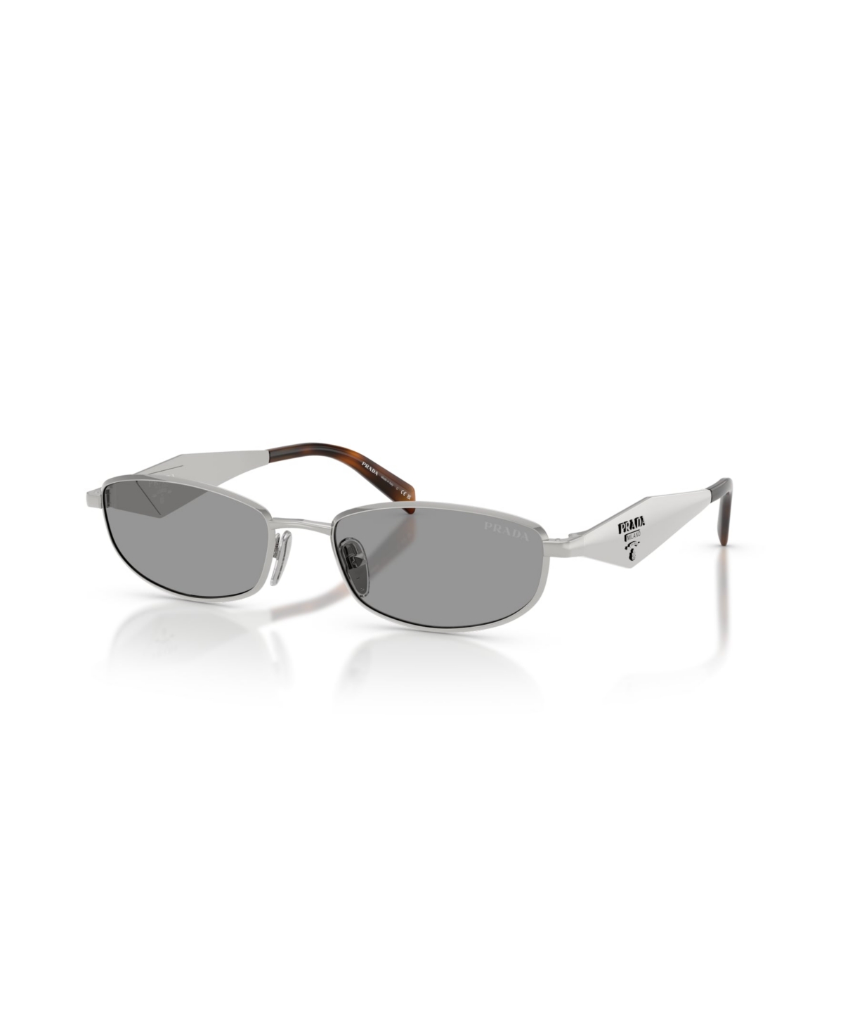 Click here for Prada Womens Oval Sunglasses  Pr D51S - Silver prices
