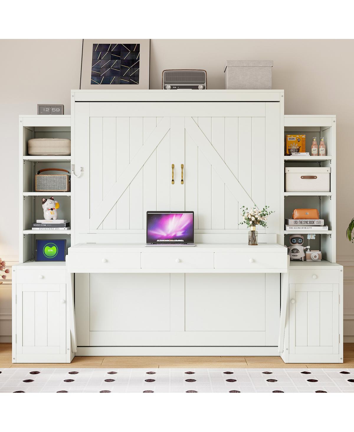 Click here for Streamdale Furniture Queen Size Murphy Bed with De... prices