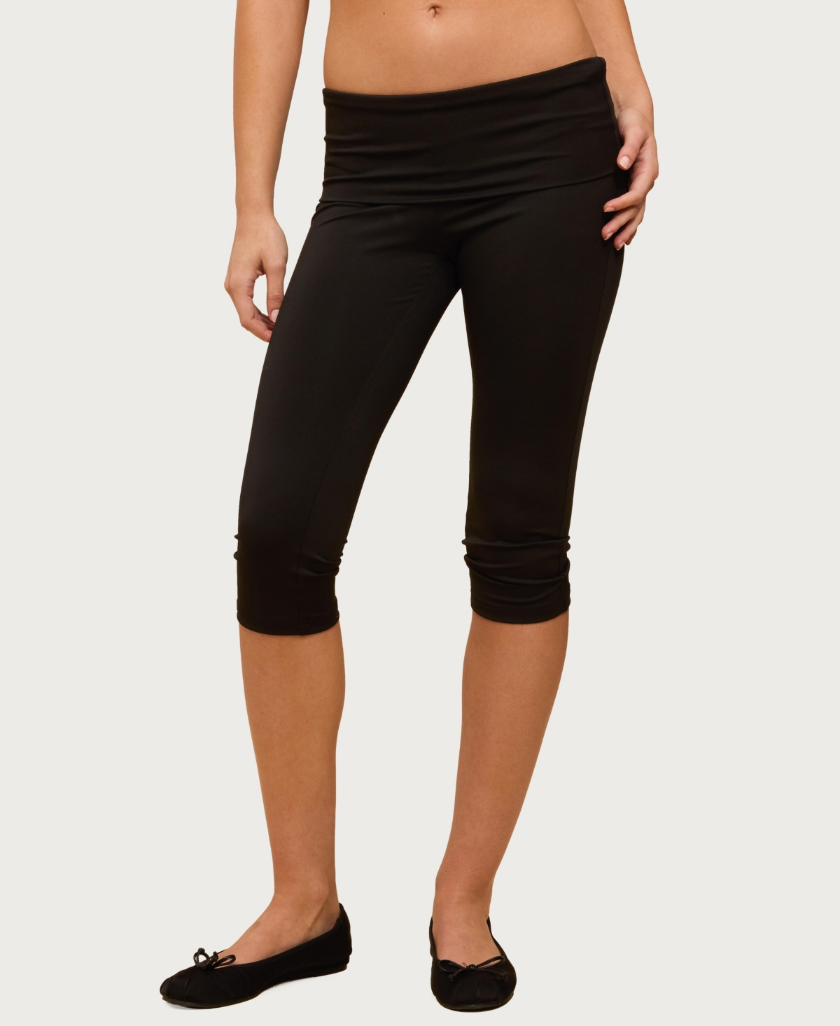 Click here for Edikted Womens Ravena Foldover Capri Leggings - Bl... prices