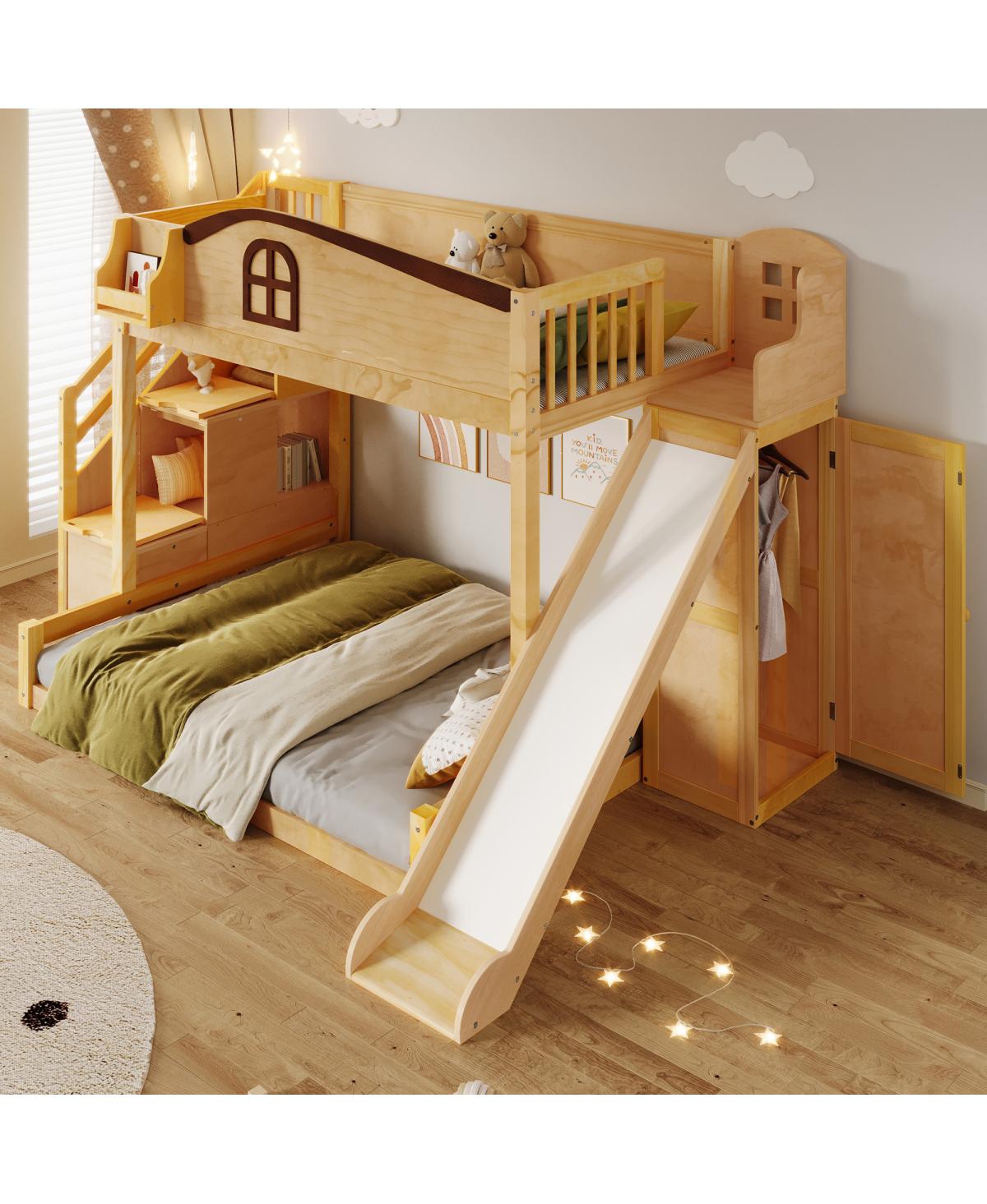 Click here for Streamdale Furniture Twin over Full Bunk Bed with... prices