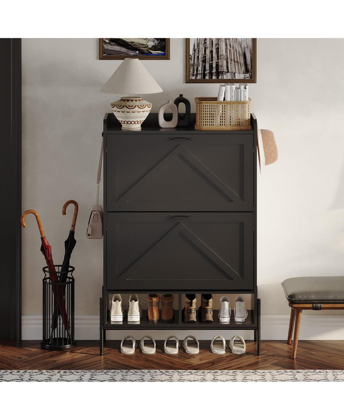 Click here for gaomon Wooden Shoe Storage Cabinet – Freest... prices