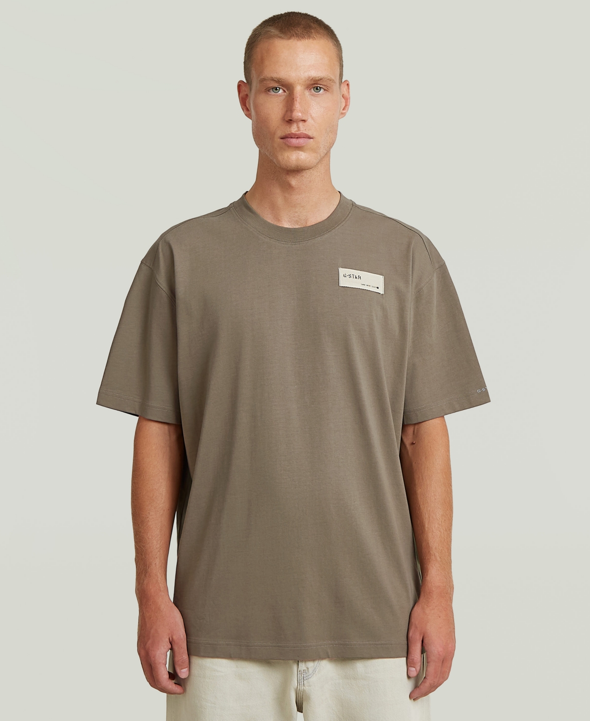 Click here for G-Star Raw Mens Badge Regular-Fit T-Shirt - Turf prices
