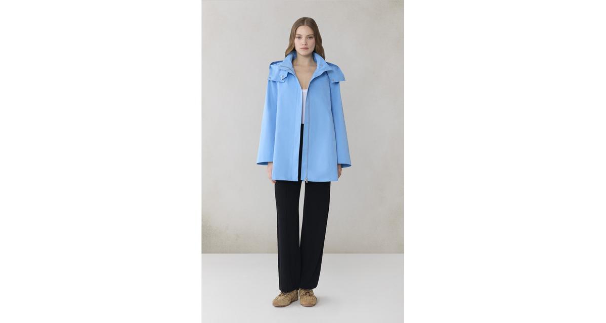Click here for Soia & Kyo Womens Nalani Coat - Poolside blue prices