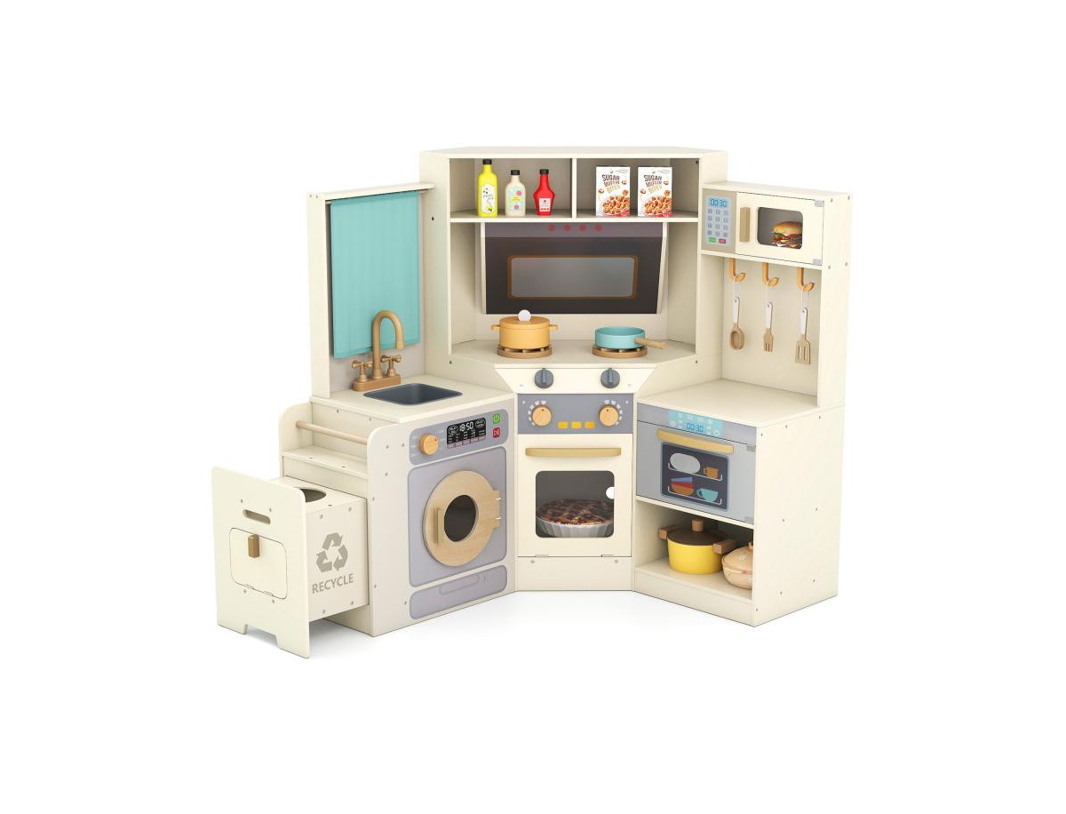 Click here for Slickblue Corner Pretend Kitchen Playset with Stov... prices