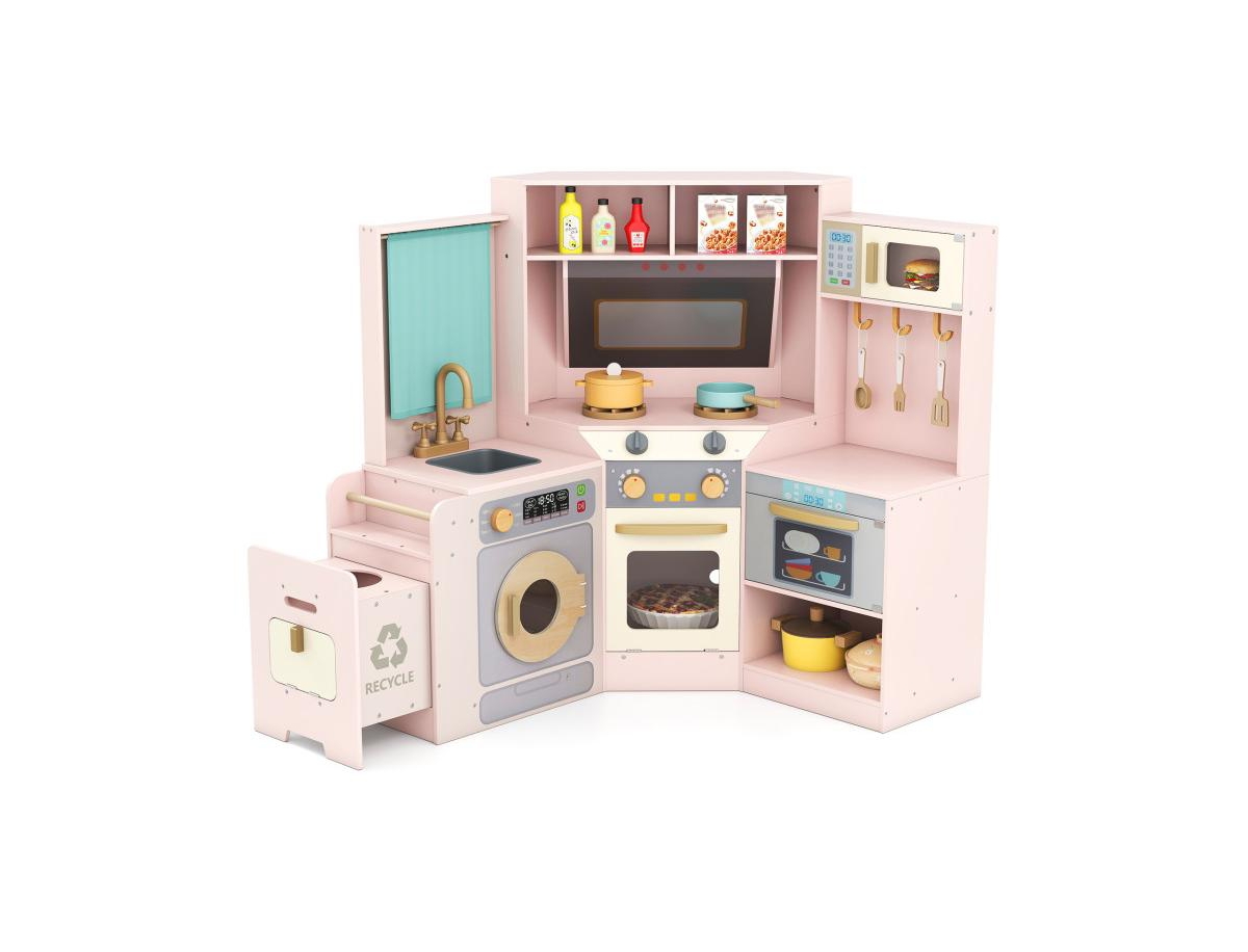 Click here for Slickblue Corner Pretend Kitchen Playset with Stov... prices
