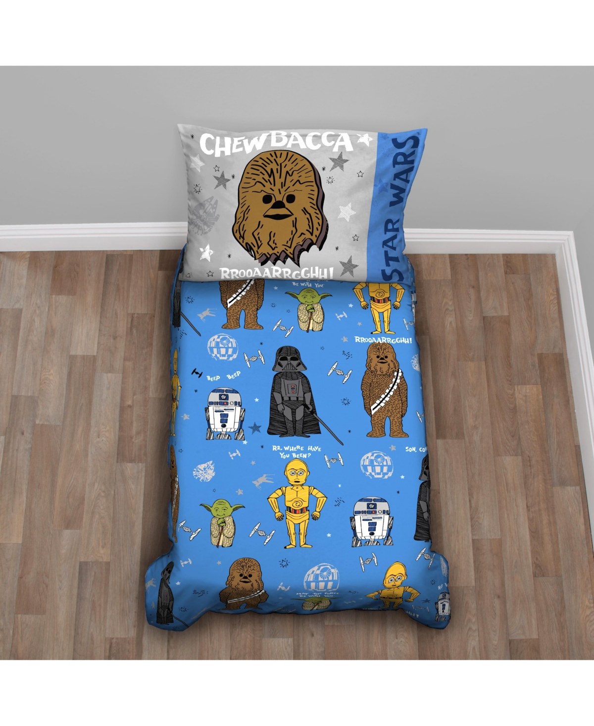 Click here for NoJo Star Wars New Again 4pc Toddler Bed Set prices
