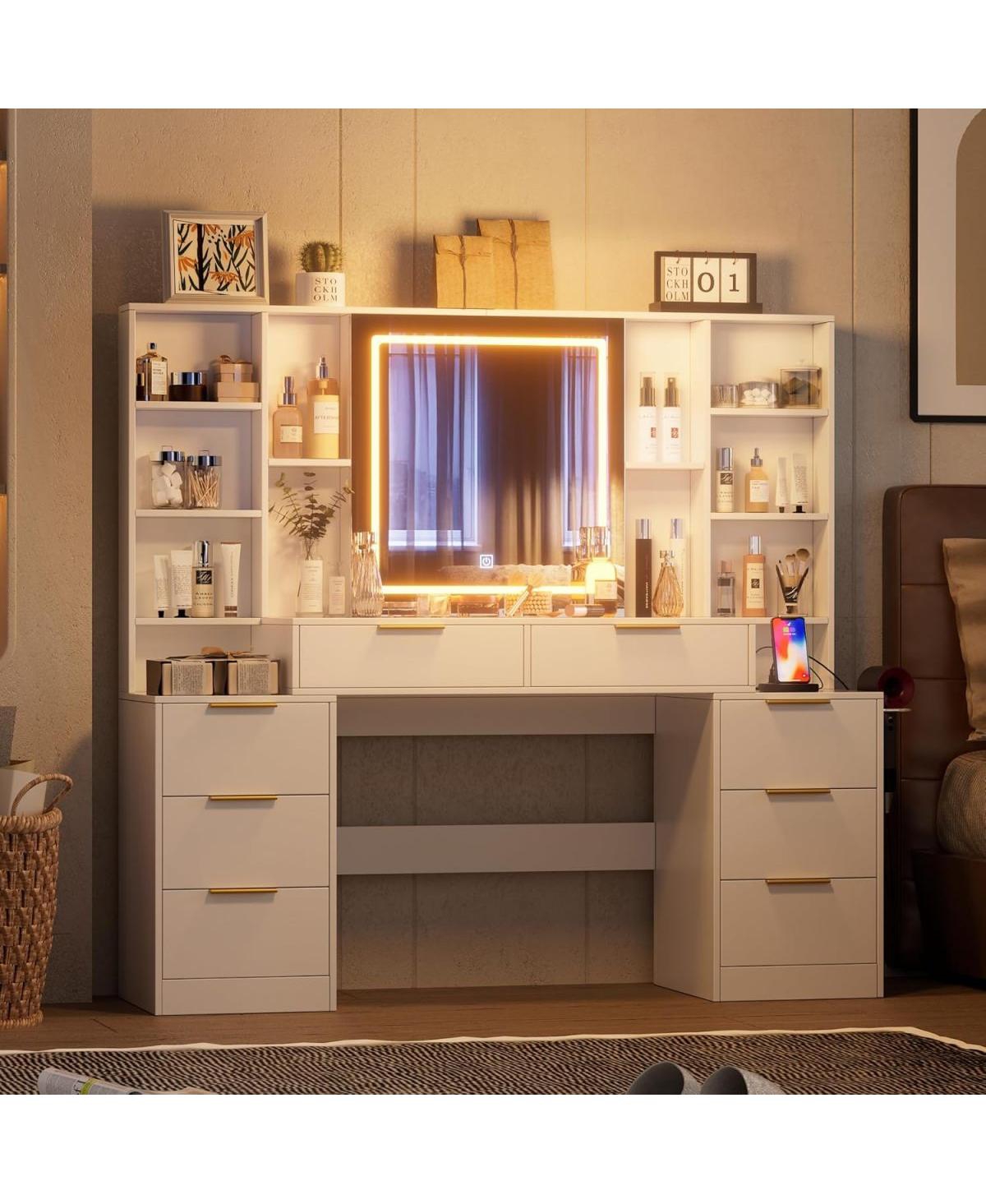 Click here for Streamdale Furniture Makeup Vanity Desk with Mirro... prices