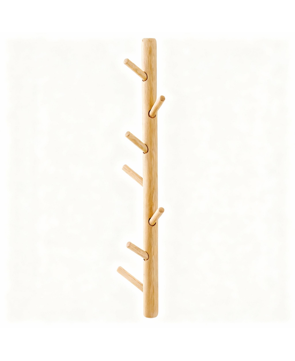 Click here for Yigii Oak Wood Wall-Mounted Coat Rack for Coats  H... prices