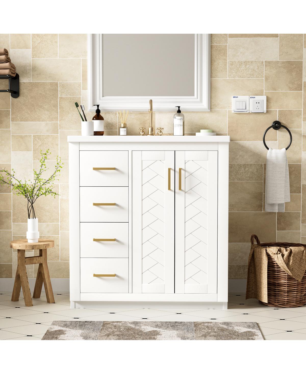 Click here for Sillysis 30" Freestanding Bathroom Vanity wit... prices