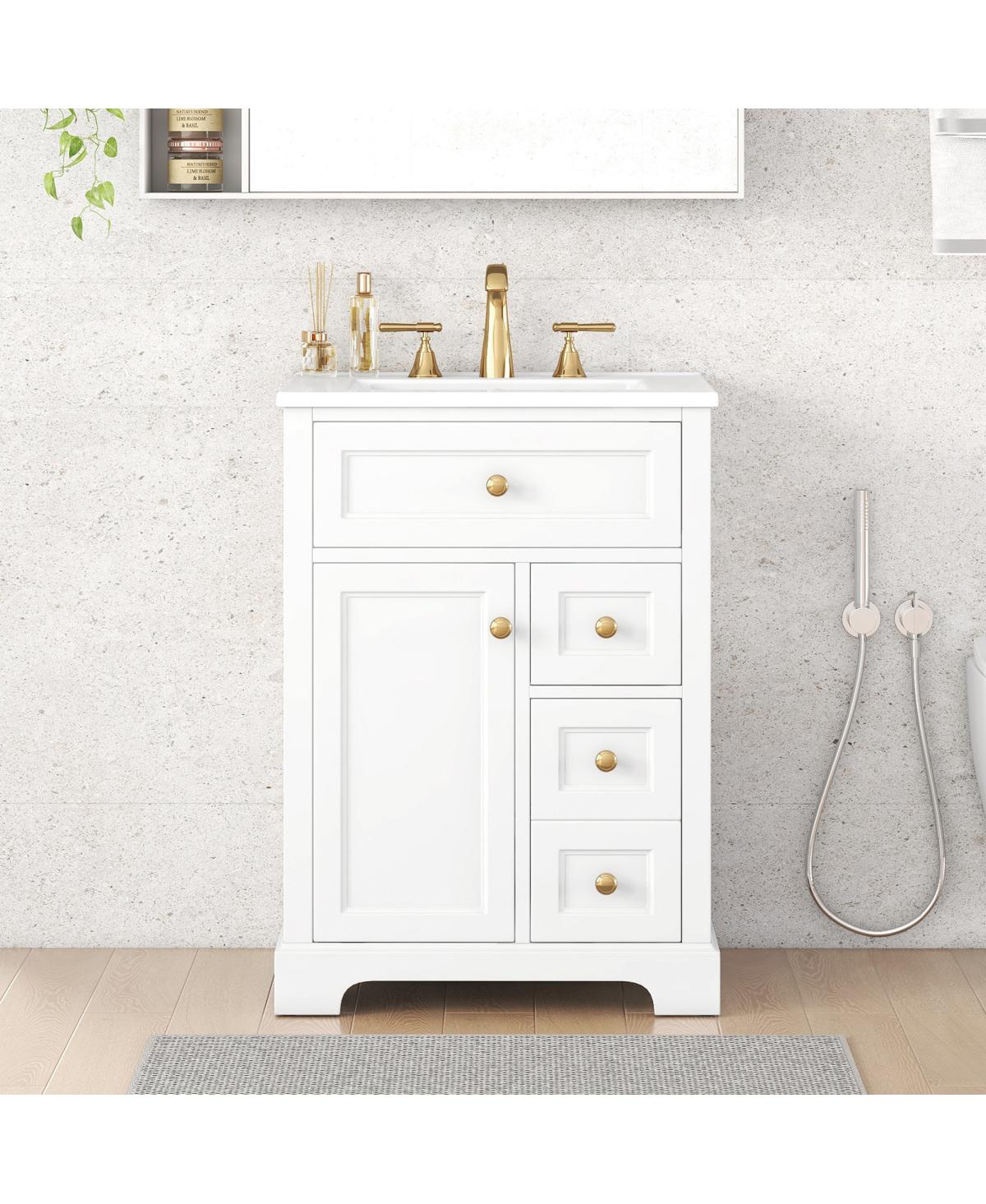 Click here for Sillysis 24" Bathroom Vanity with Sink  Compa... prices