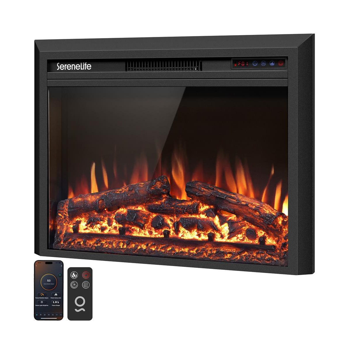 Click here for SereneLife Electric Fireplace Heater with Led Flam... prices