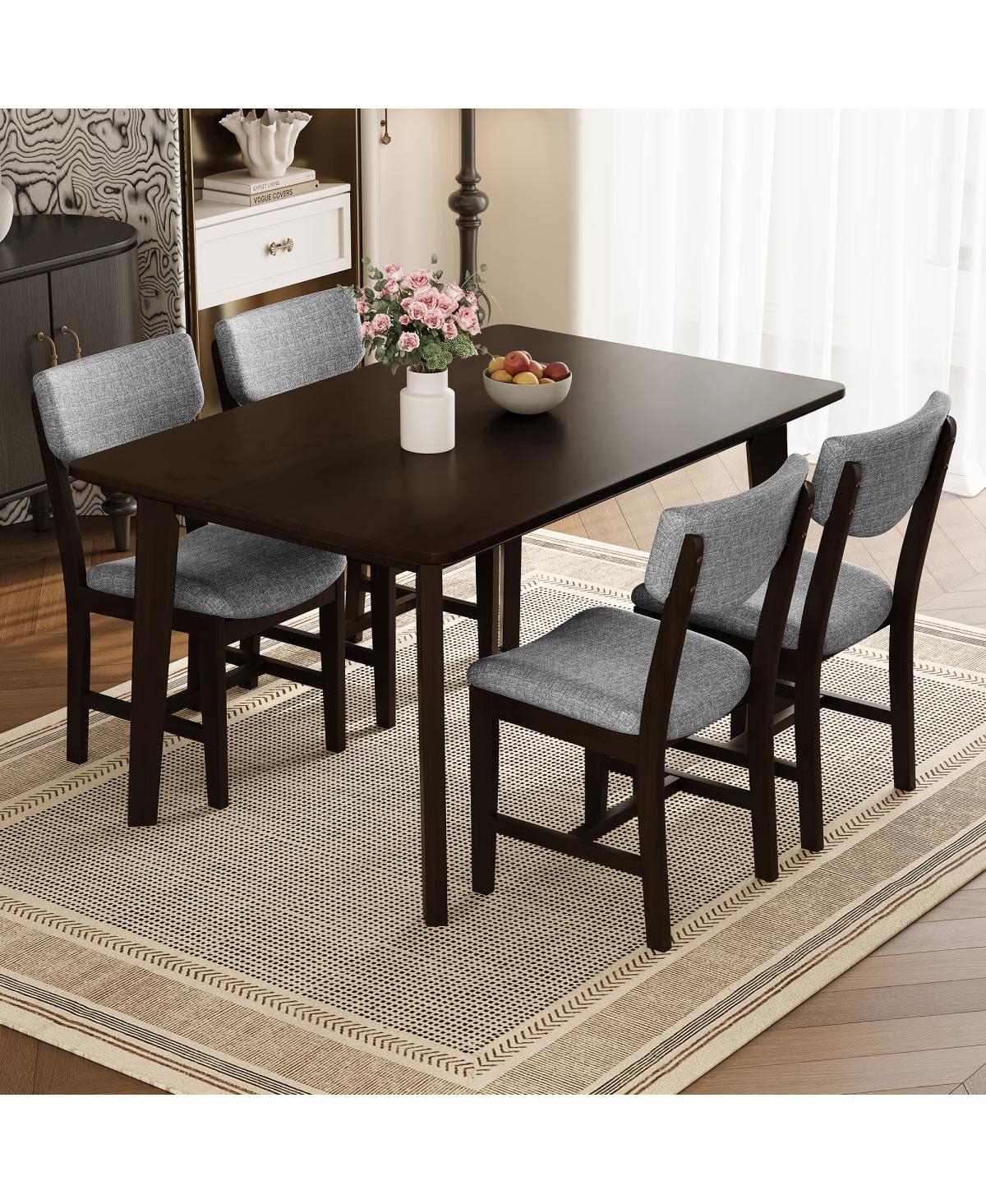 Click here for Streamdale Furniture Rustic 5-Piece Dining Set - S... prices