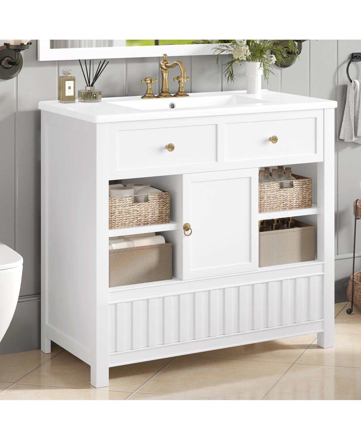 Click here for Sillysis 36" Bathroom Vanity with Sink  Vinta... prices