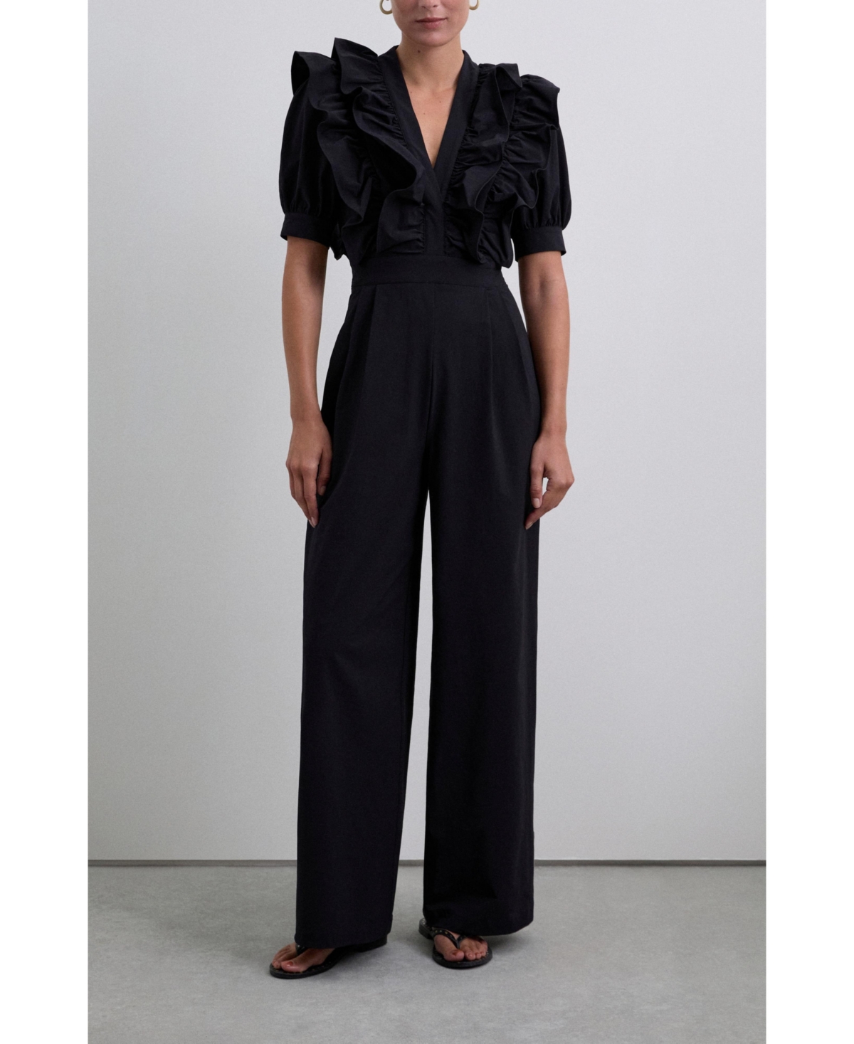 Click here for Scalpers Womens Solid Jumpsuit - Black prices