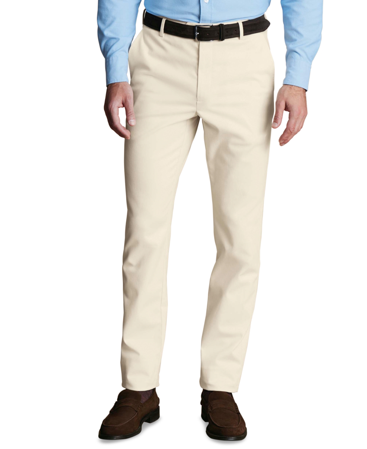Click here for Charles Tyrwhitt Mens Lightweight Regular-Fit Pant... prices