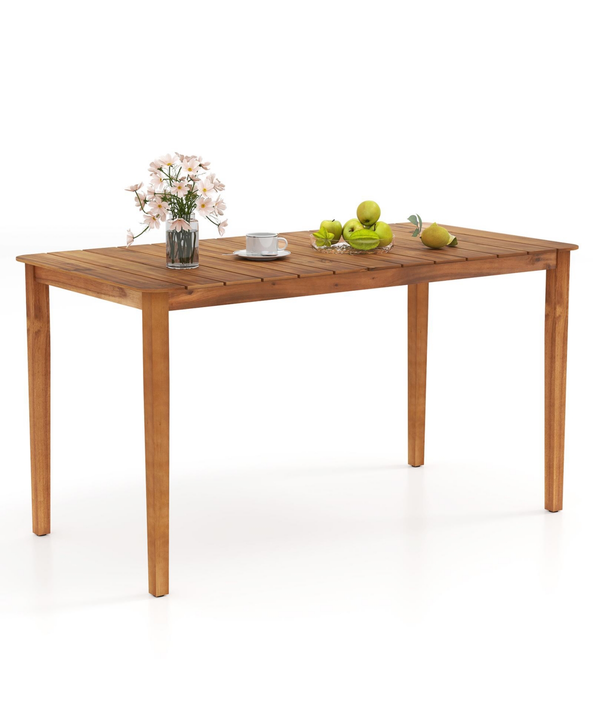 Click here for Gymax Rectangular Outdoor Dining Table 4-6 People... prices