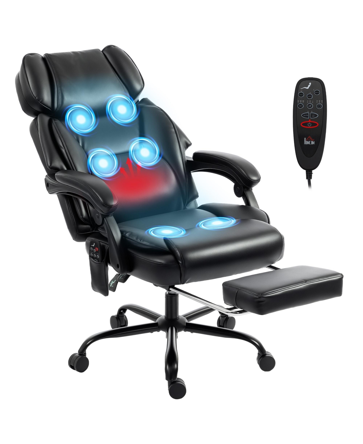 Click here for Homcom Massage Office Chair with Heat Reclining Fu... prices