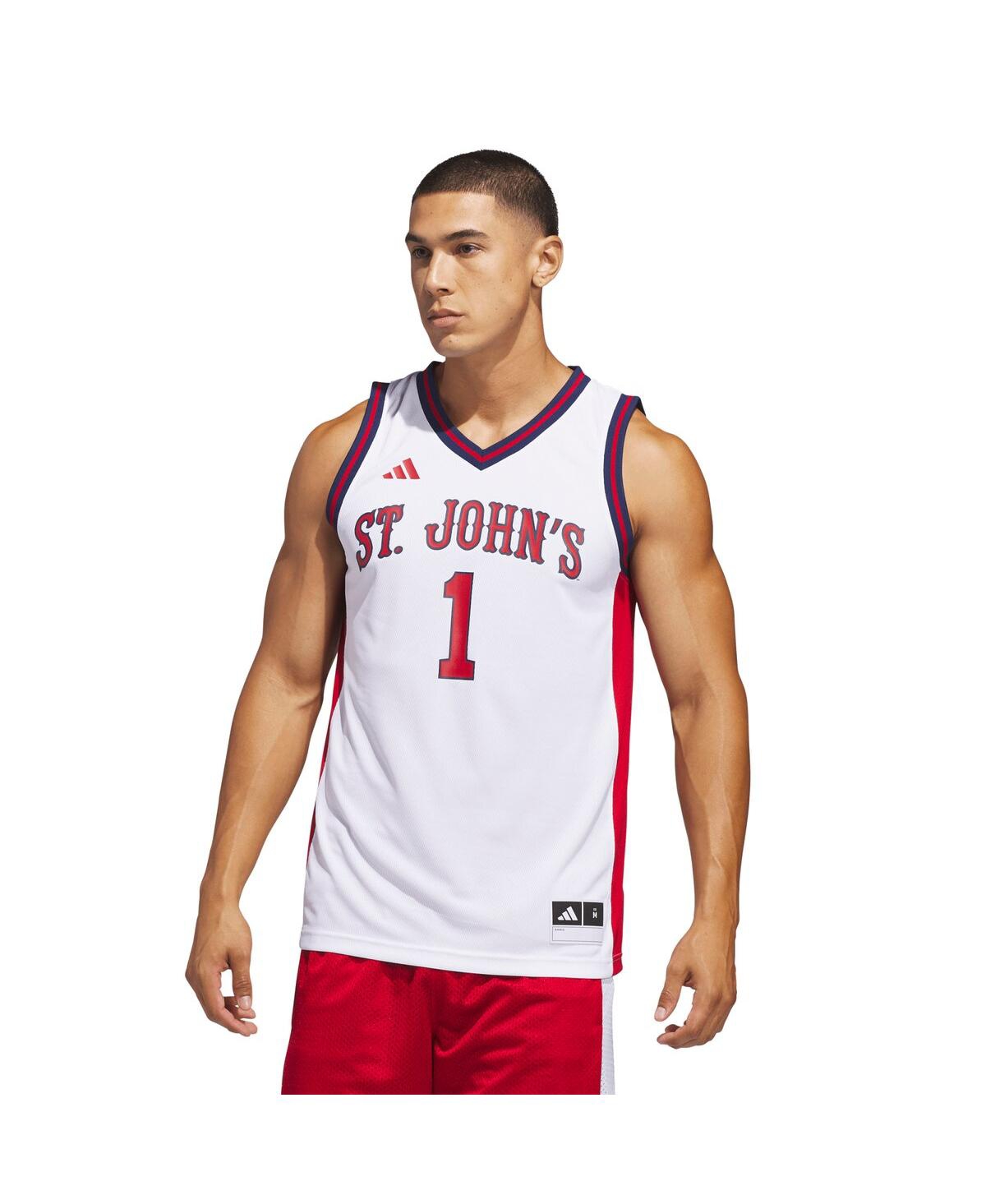 Click here for Adidas Mens White St. Johns Red Storm Home Replica... prices