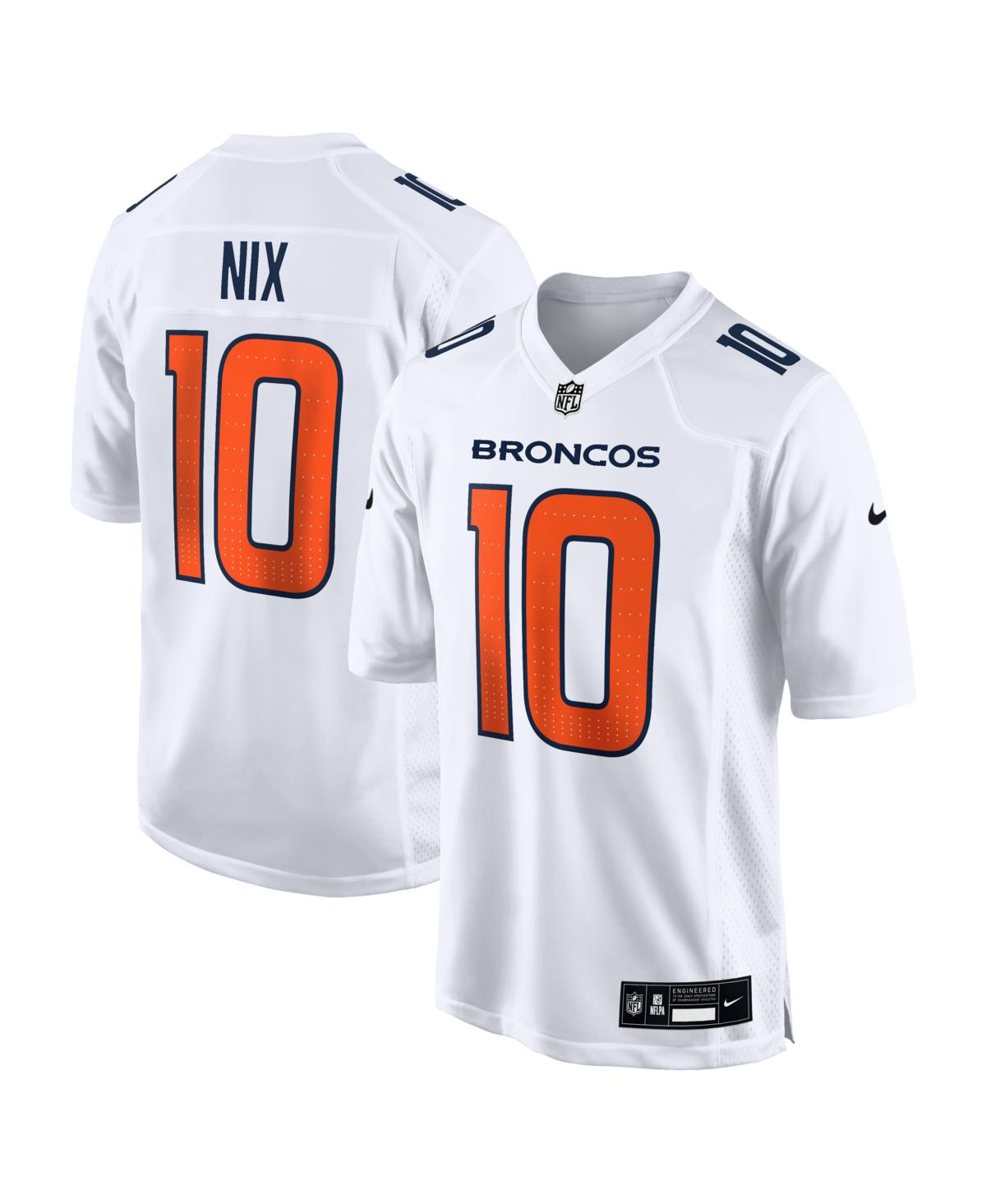 Click here for Nike Mens Bo Nix White Denver Broncos Tundra Fashi... prices