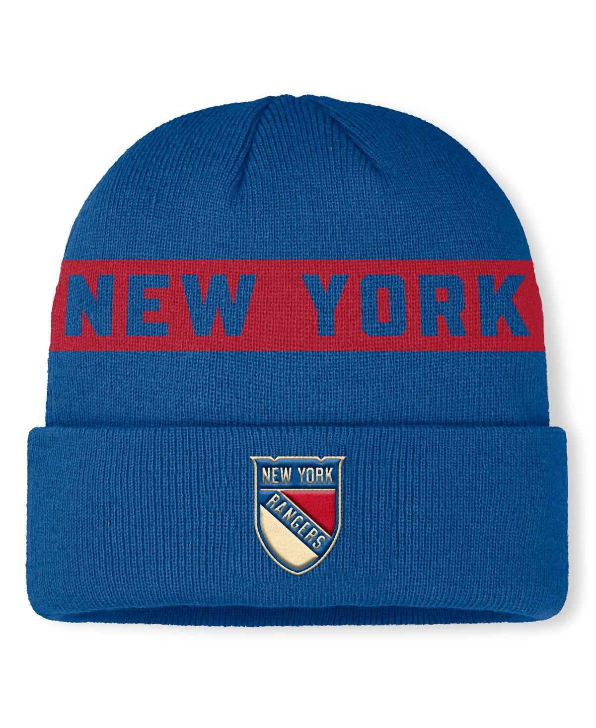 Click here for Fanatics Mens Blue New York Rangers Centennial Aut... prices