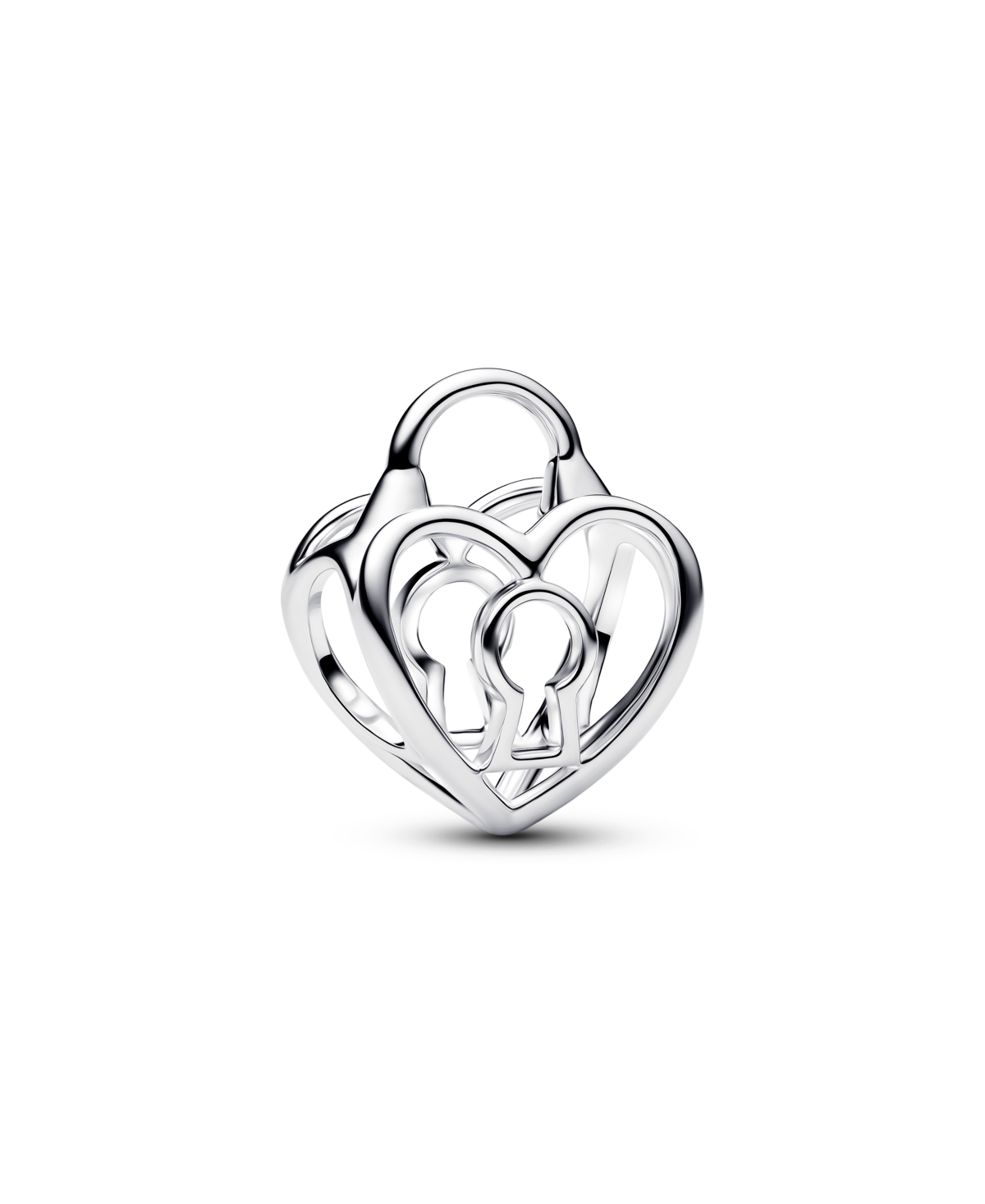 Click here for Pandora Openwork Heart Padlock Charm - Silver prices