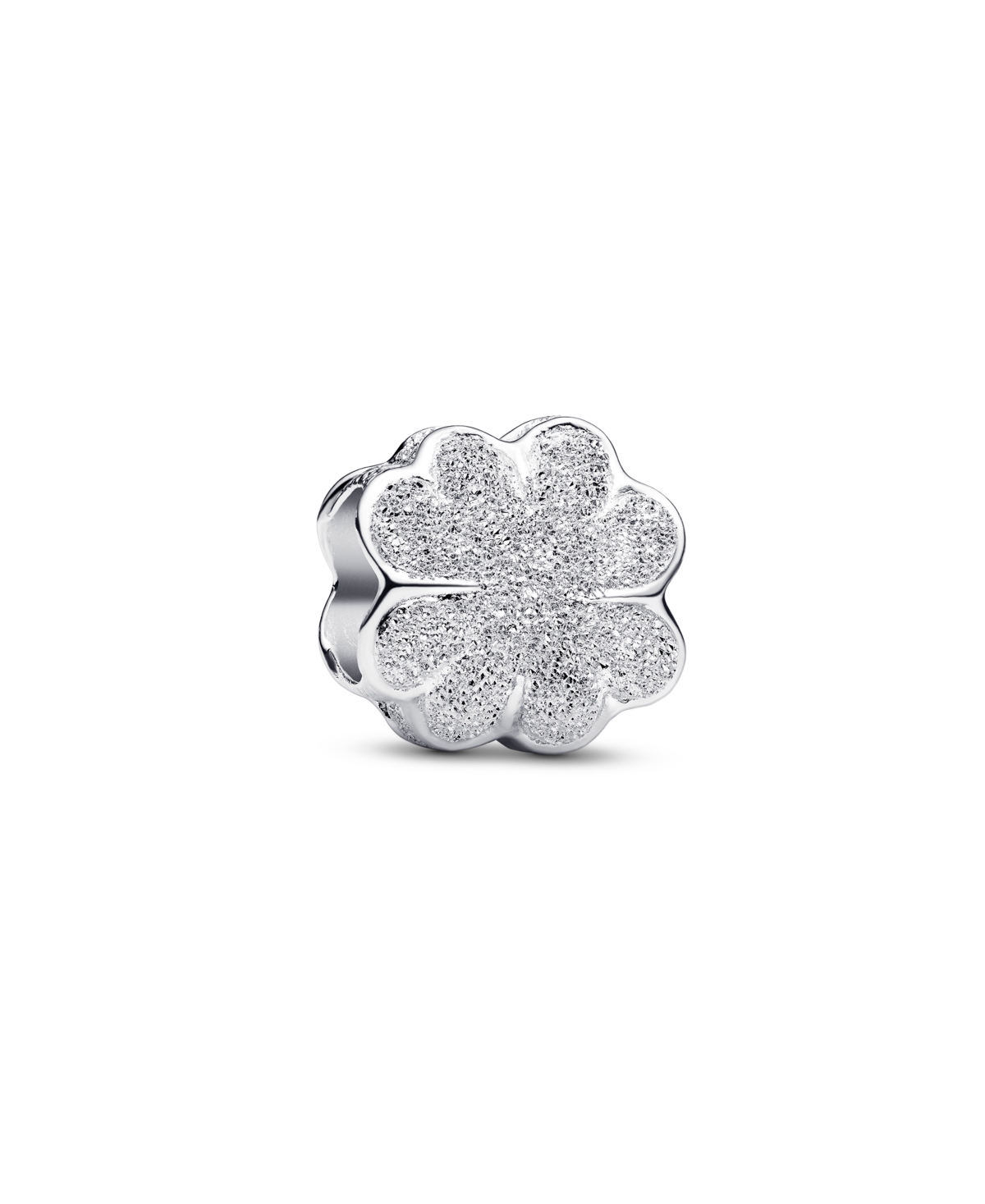 Click here for Pandora Textured Clover Mini Charm - Silver prices