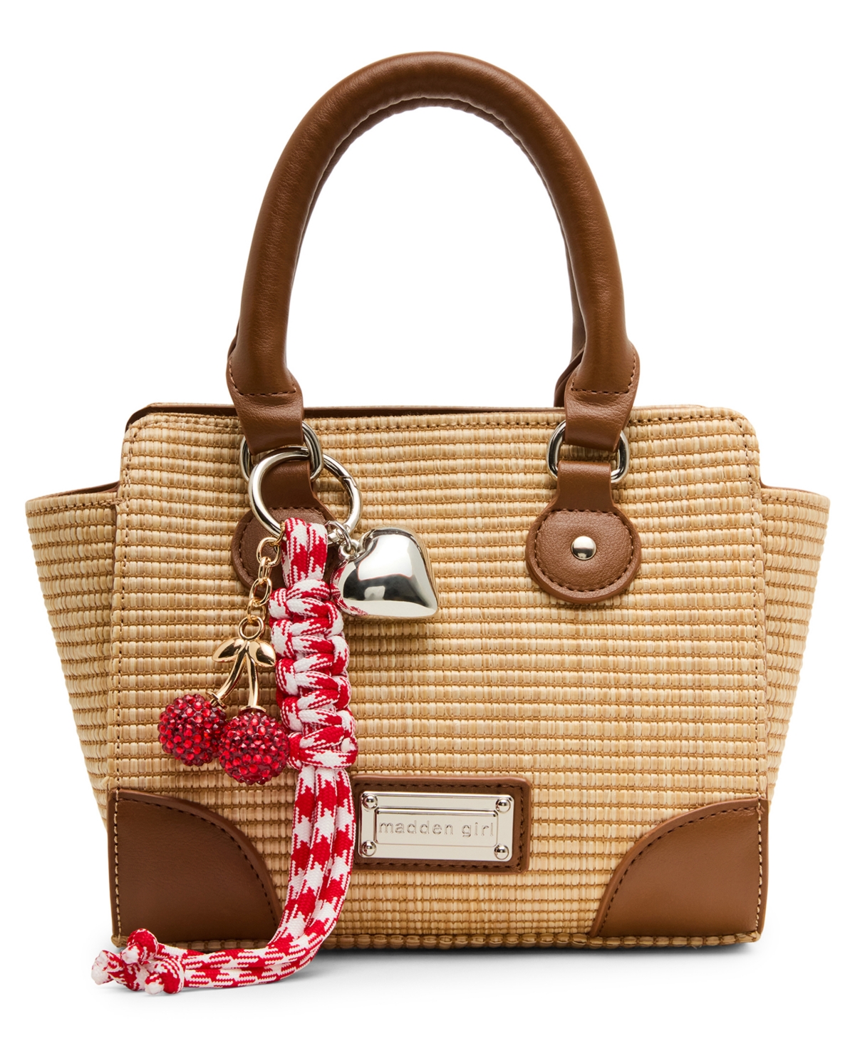 Click here for Madden Girl Orion Mini Zipper Tote Bag - Congac prices