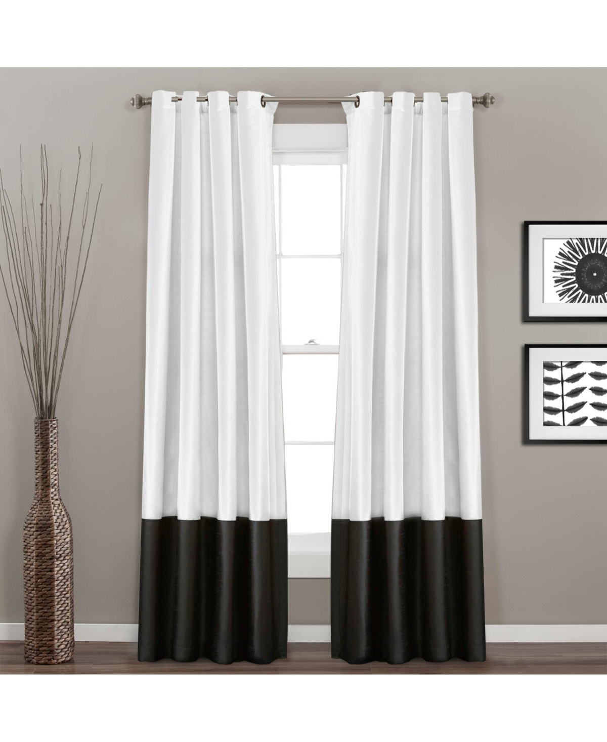 Click here for Lush Decor Prima Light Filtering Window Curtain Pa... prices