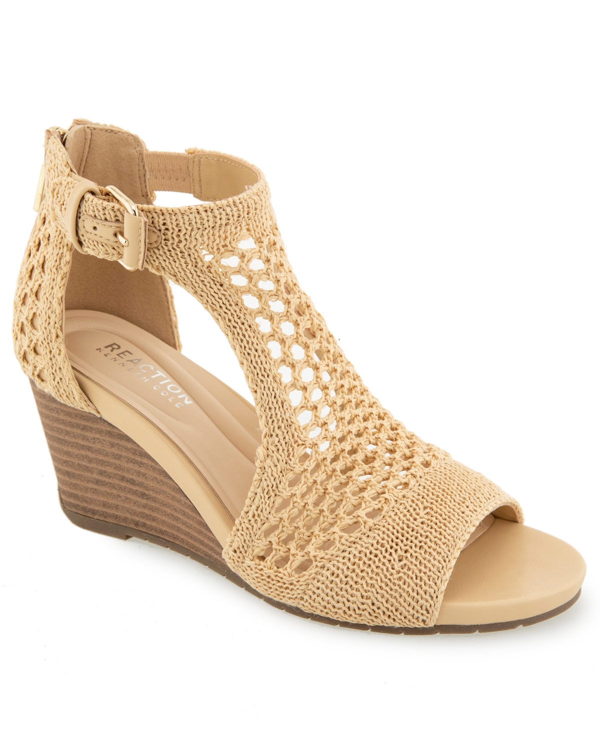 Click here for Kenneth Cole Reaction Gracie Wedge Sandals - Natur... prices