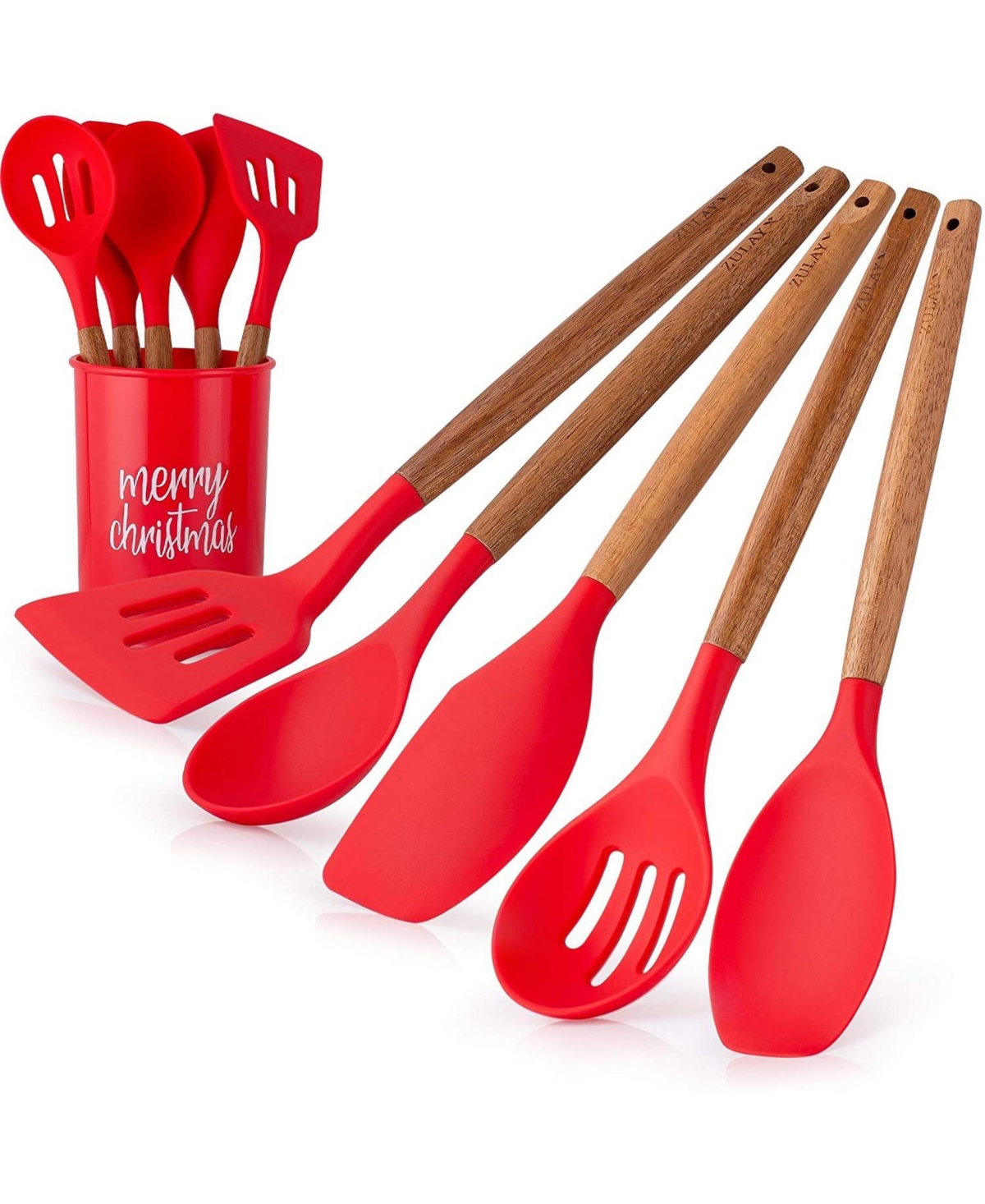 Click here for Zulay Kitchen Christmas Silicone Spatula with Uten... prices