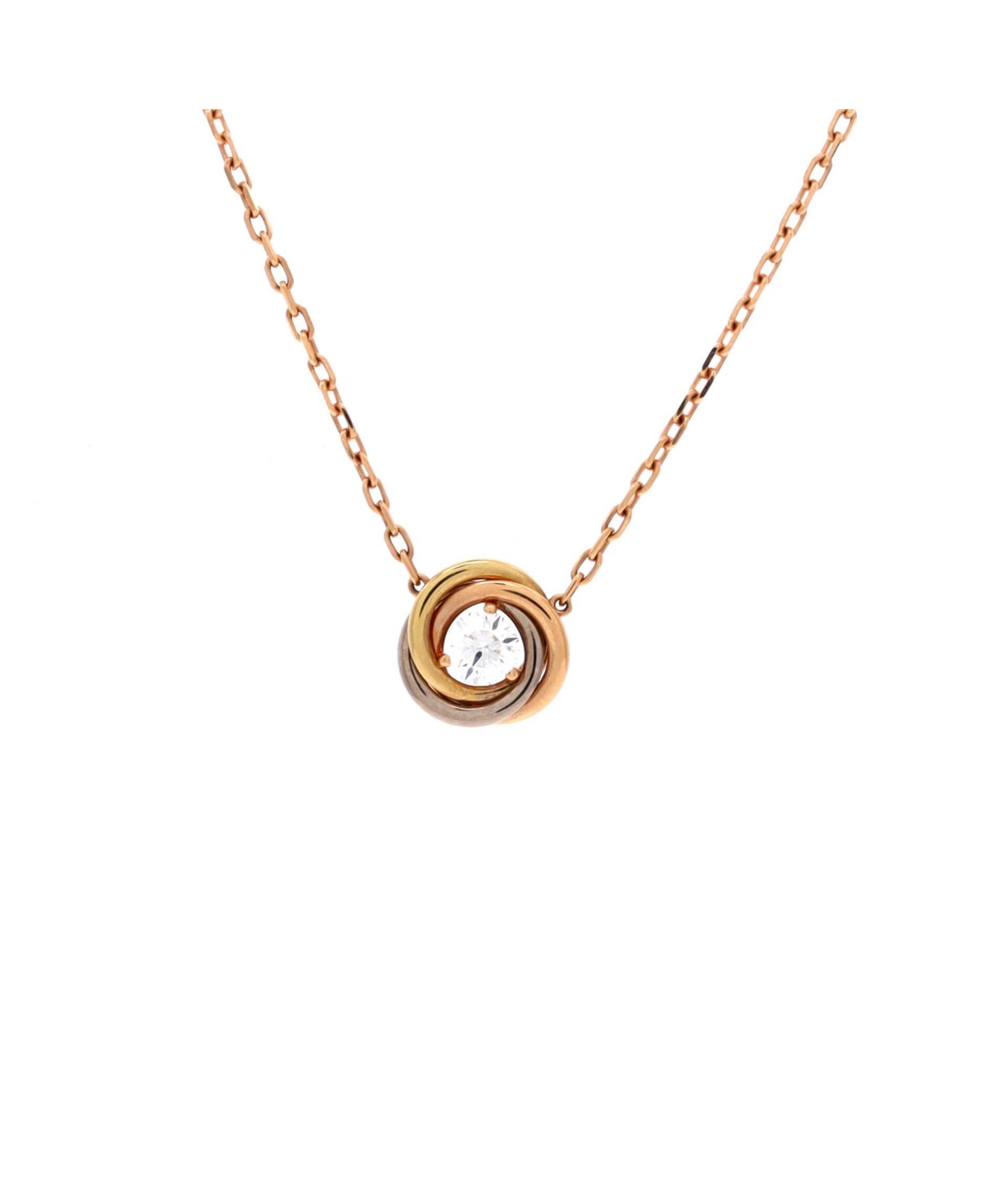 Click here for Pre-Owned Cartier Trinity Diamond Pendant Necklace... prices