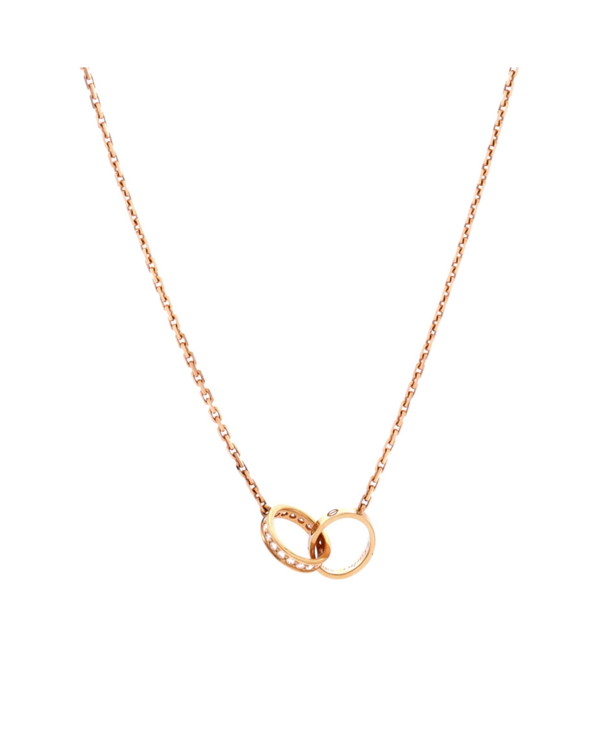 Click here for Pre-Owned Cartier Love Interlocking Necklace - 18k... prices