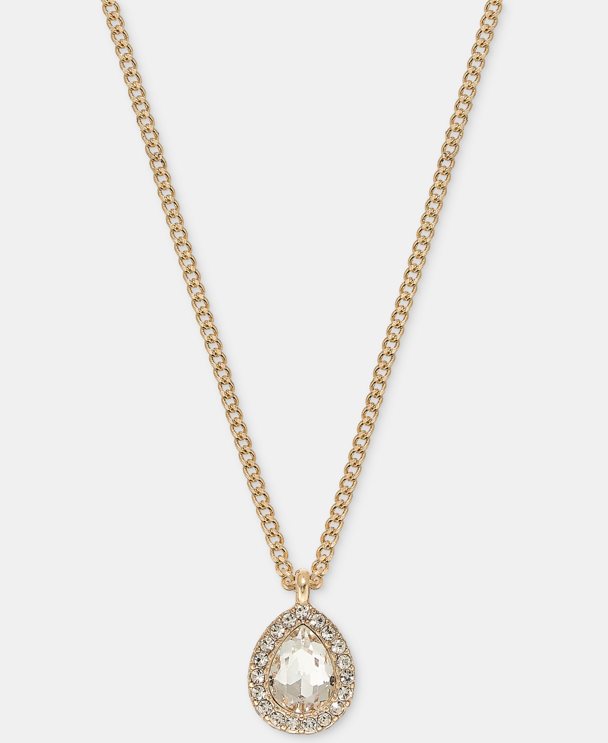 Click here for Givenchy Crystal Pear-Shape Pendant Necklace  16 +... prices