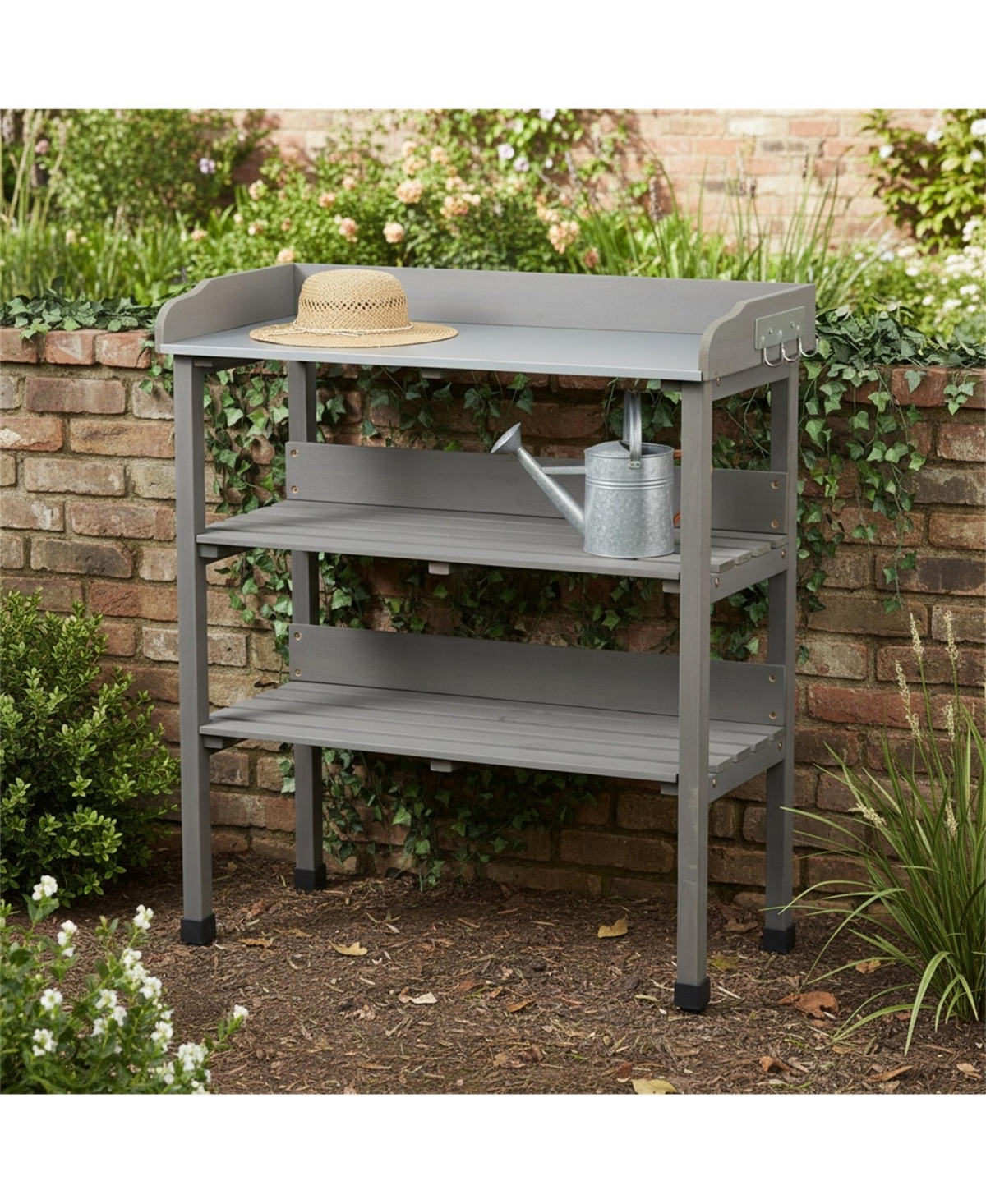 Click here for Clihome 3 Layers Outdoor Work Bench w/Hook  Metal... prices