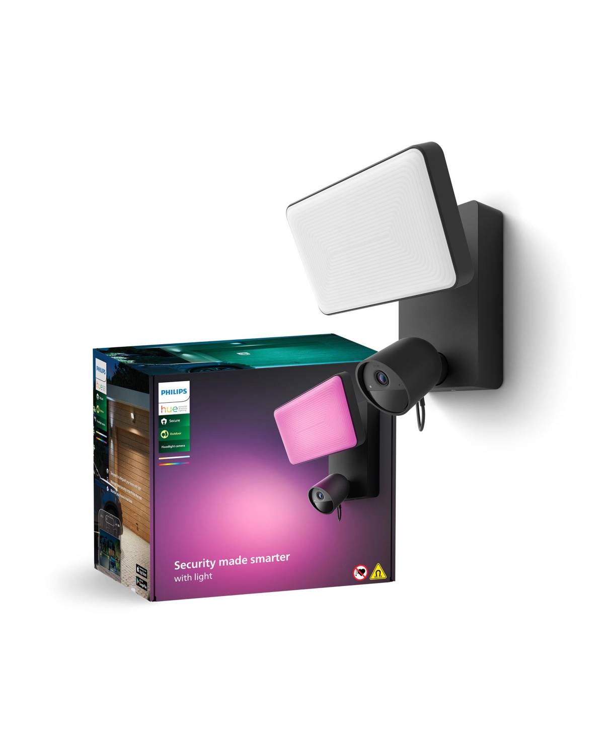 Click here for Philips Hue Secure Outdoor Floodlight + Camera Bun... prices