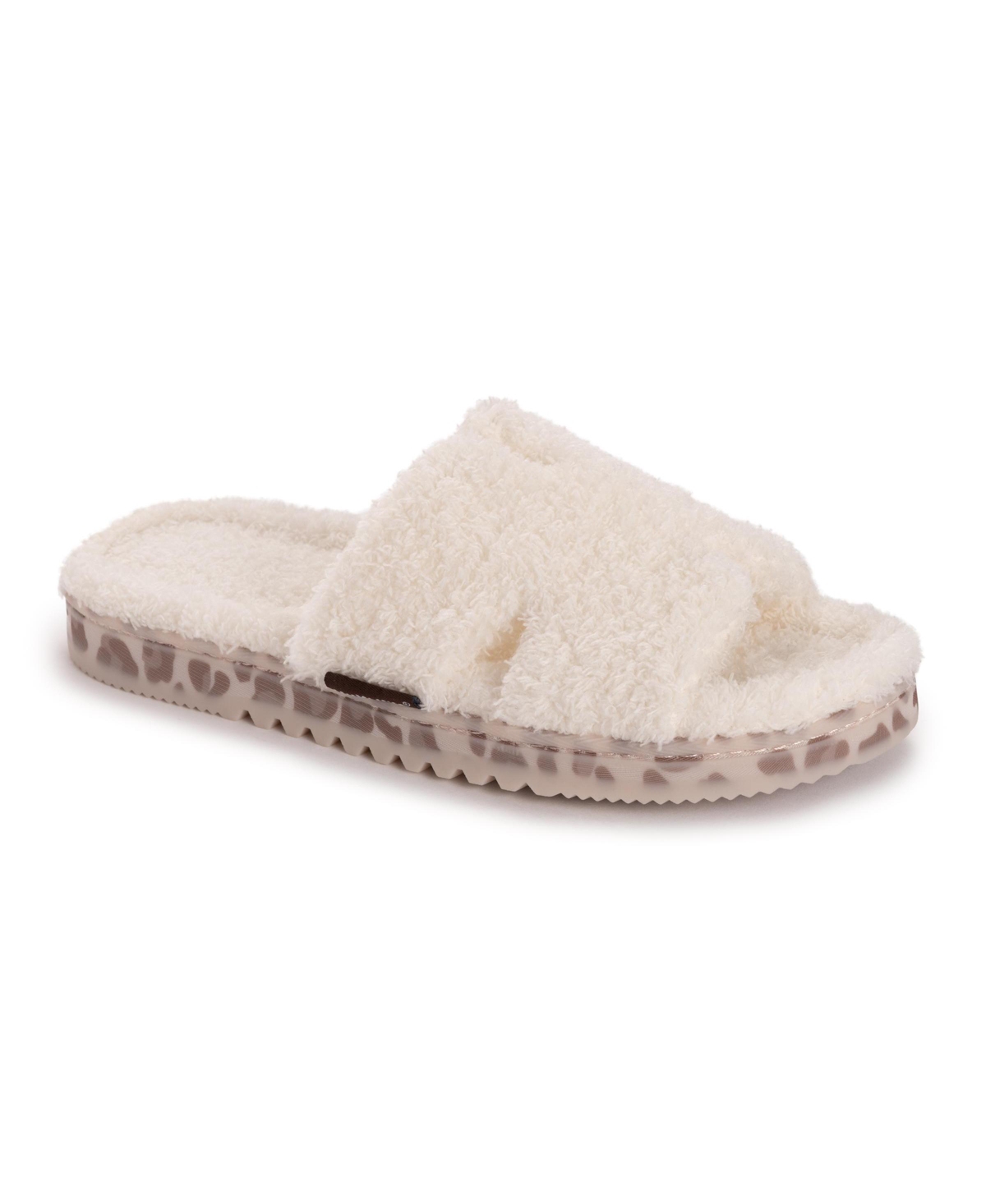 Click here for Muk Luks Womens Cecilia Slide Slipper - Ivory prices