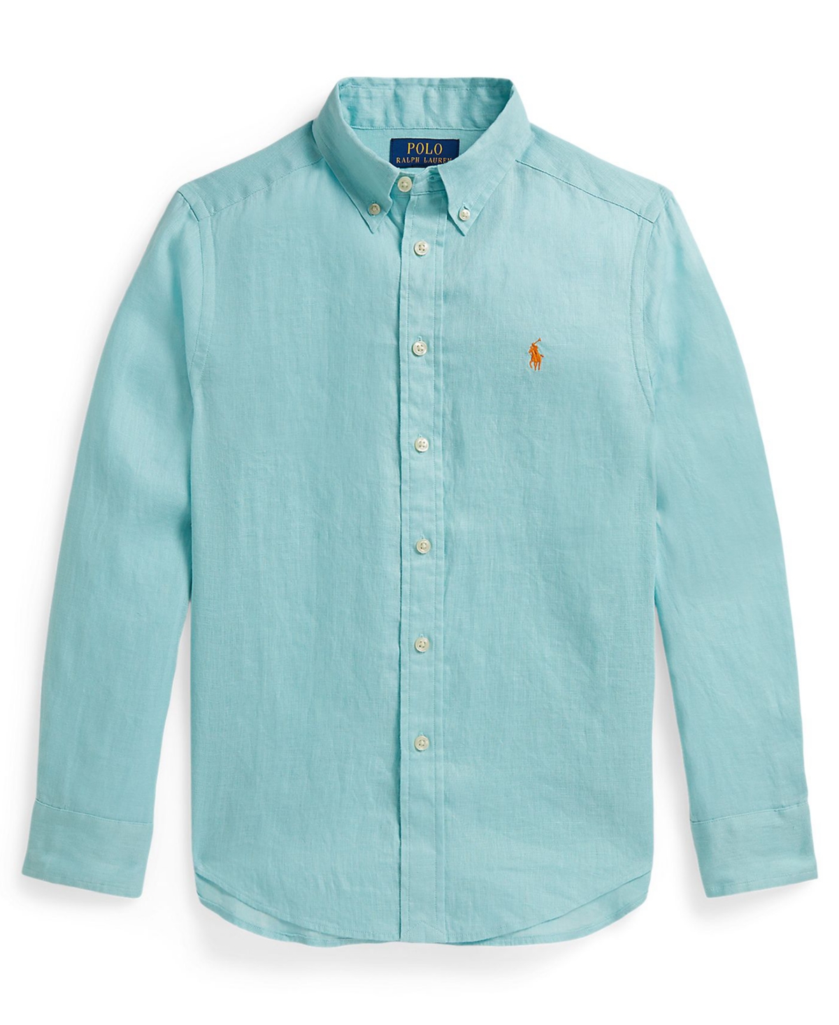 Click here for Polo Ralph Lauren Big Boys Linen Shirt - Parakeet prices