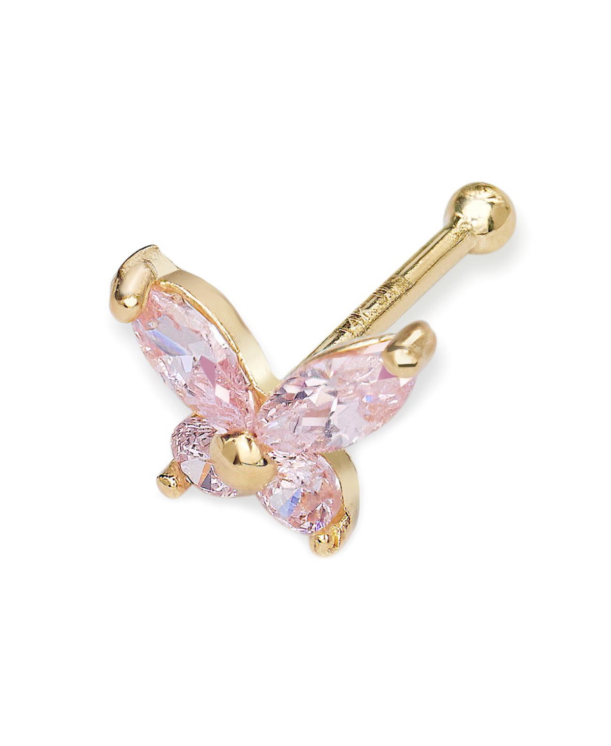 Click here for Curata Jewelry Solid 14k 20g Cubic Zirconia Butter... prices